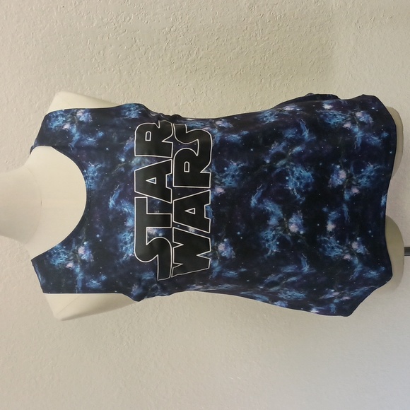 Her Universe | Tops | Disney Star Wars Galaxy Print Tank Top Shirt For ...
